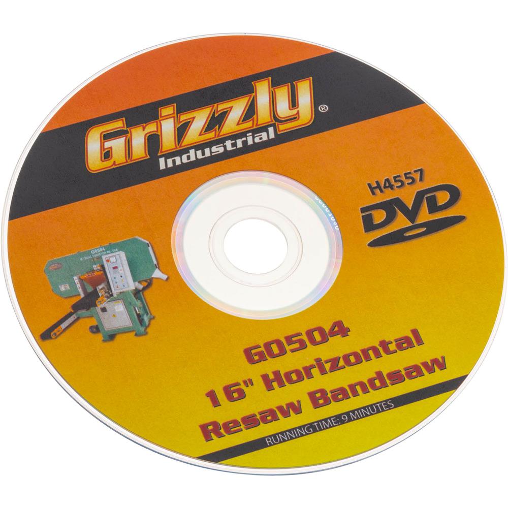 Grizzly DVD instructional Videos for G0504 - Grizzly Industrial