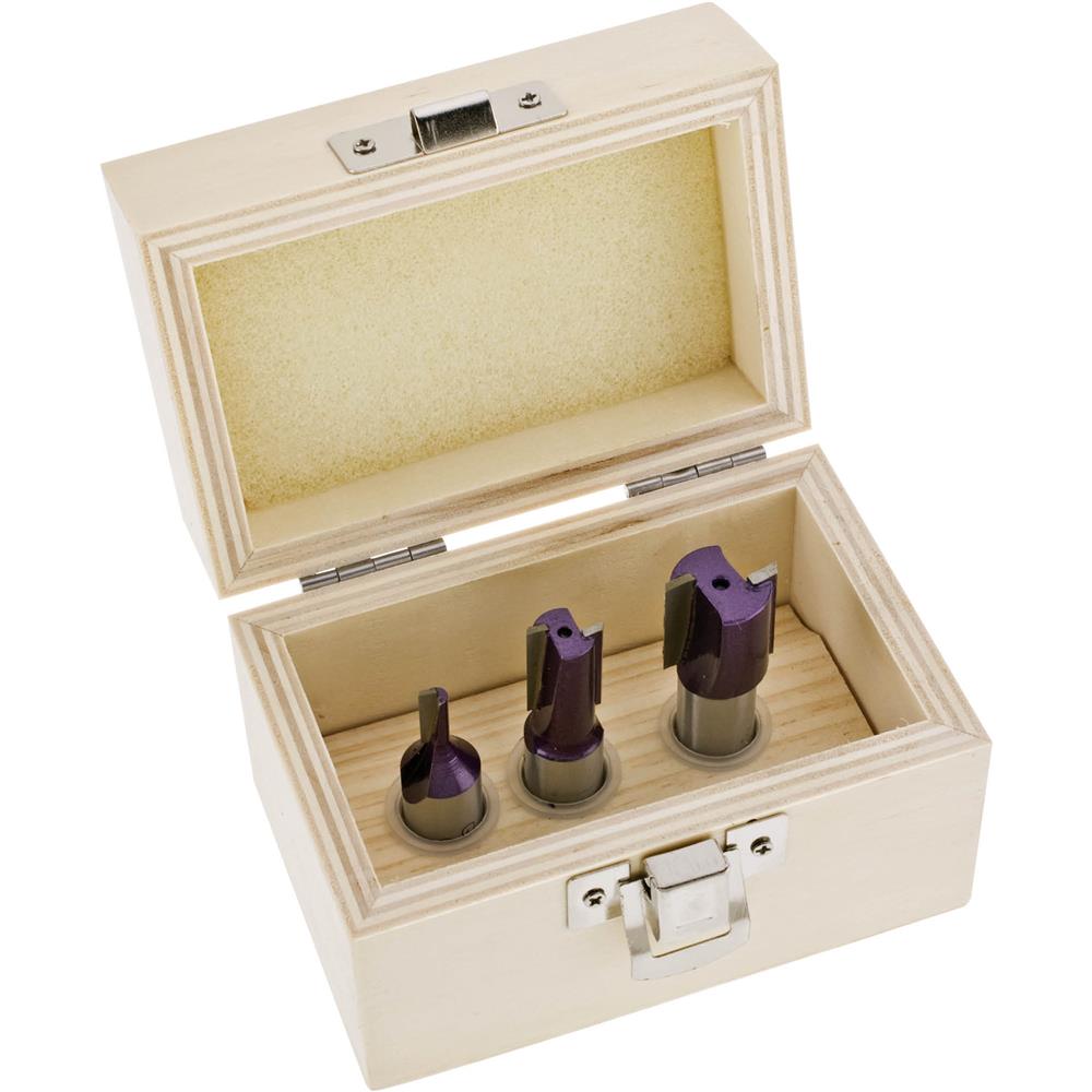 Grizzly H5559 - Straight Plywood Router Bits, 1/2" Shank, 3-Pc. Set ...