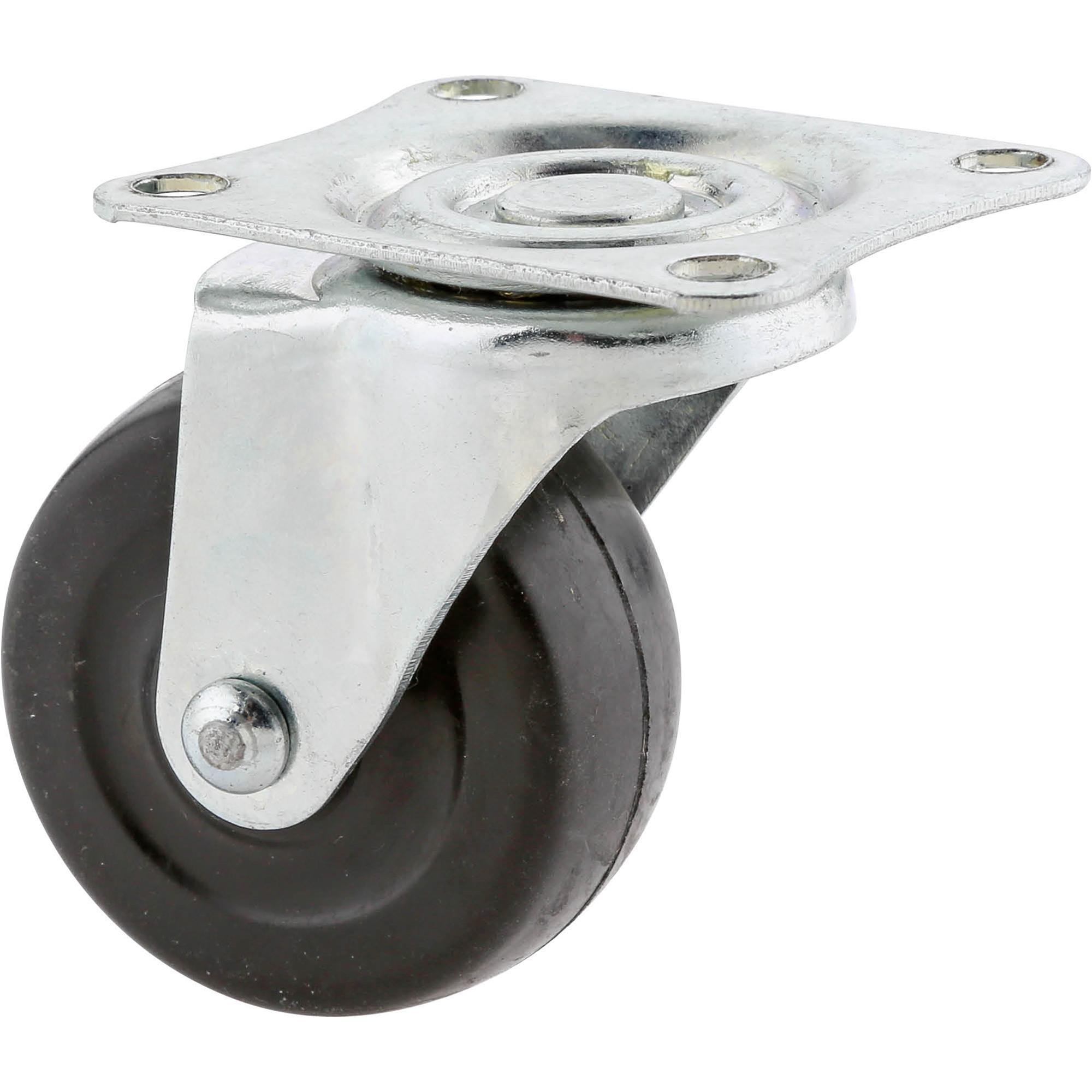 3" Rubber Swivel Caster - Grizzly Industrial
