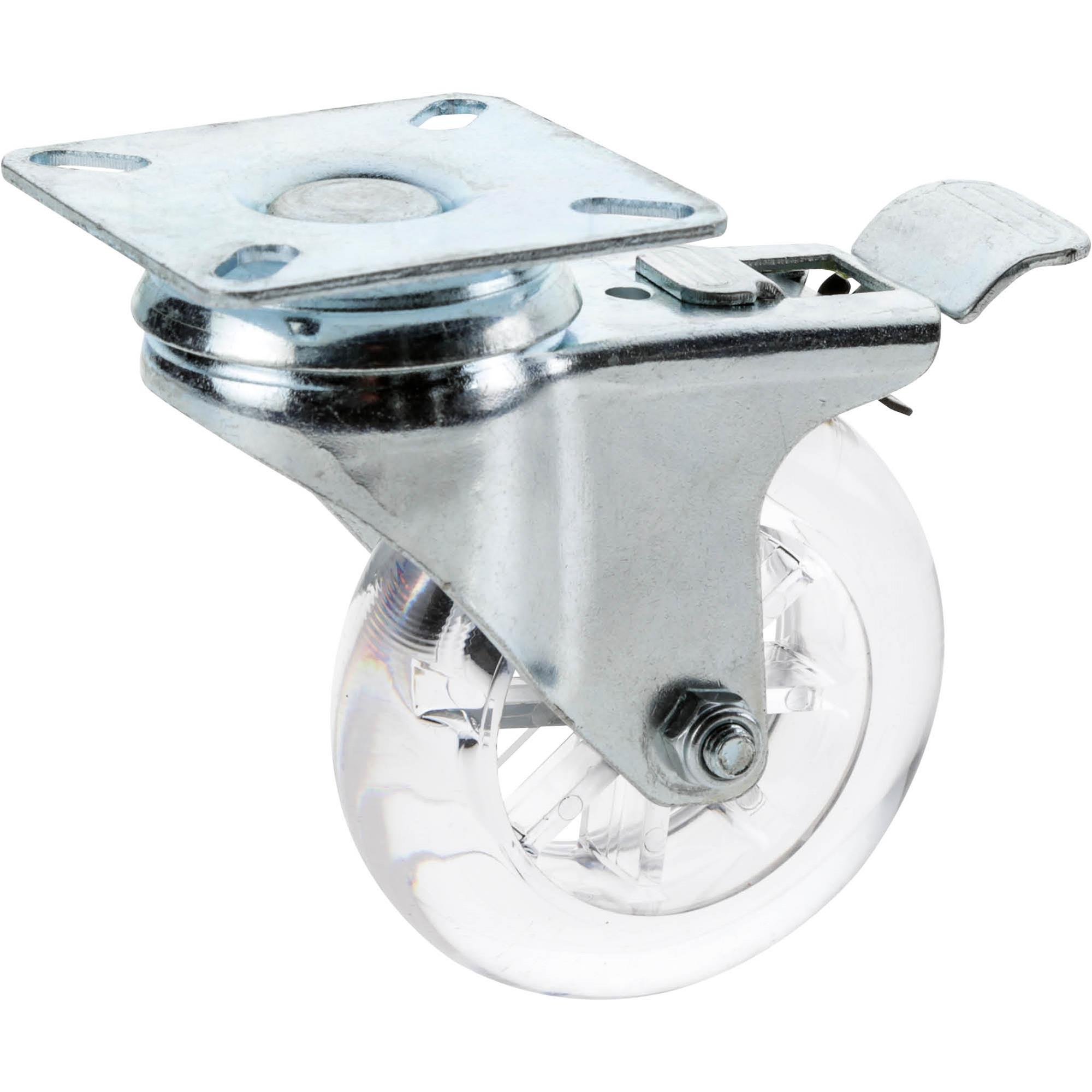 3" Non-Marring Swivel Caster, Plate Mount with Lock - Grizzly ...