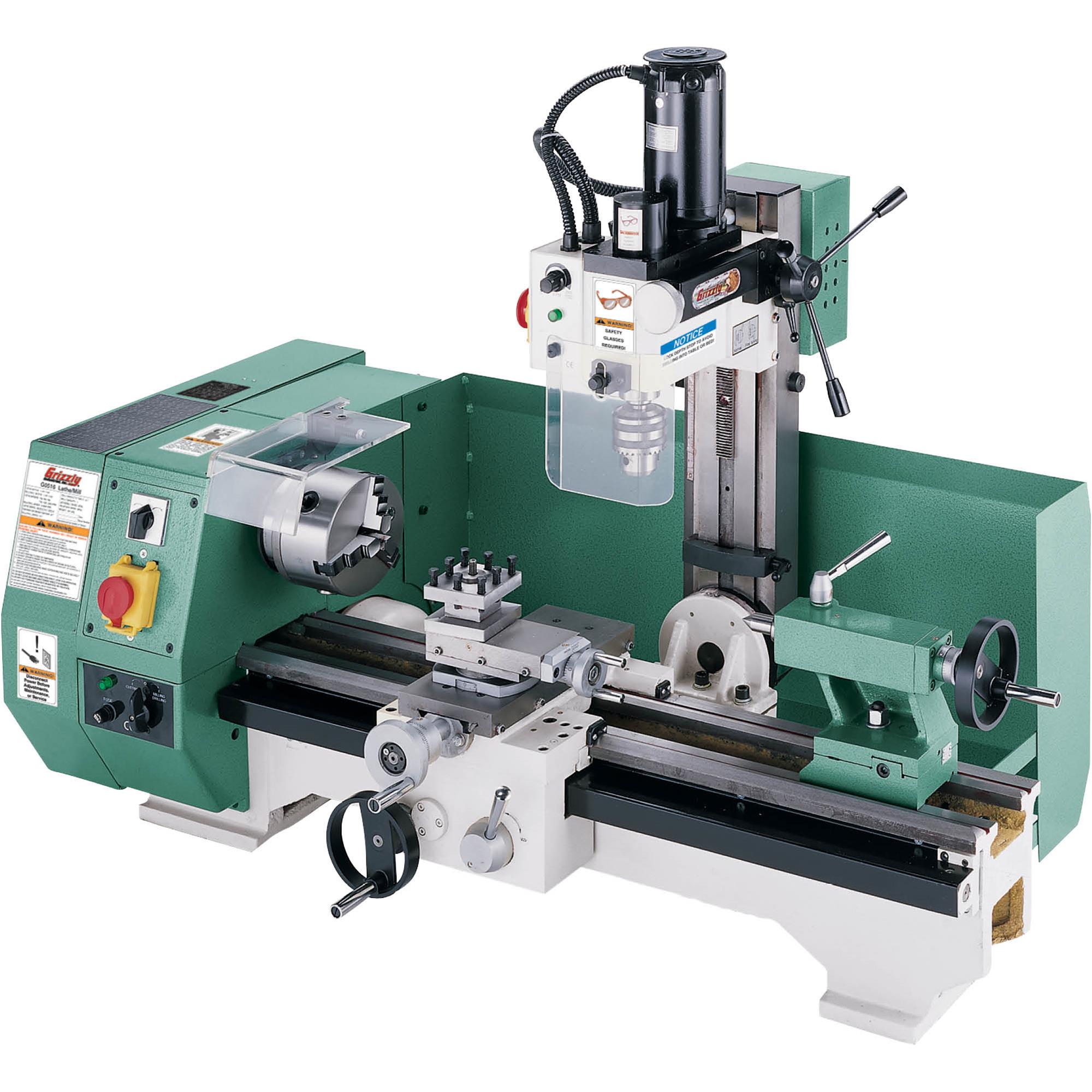 Combo Lathe w/ Milling Attachment - Grizzly Industrial, Inc.