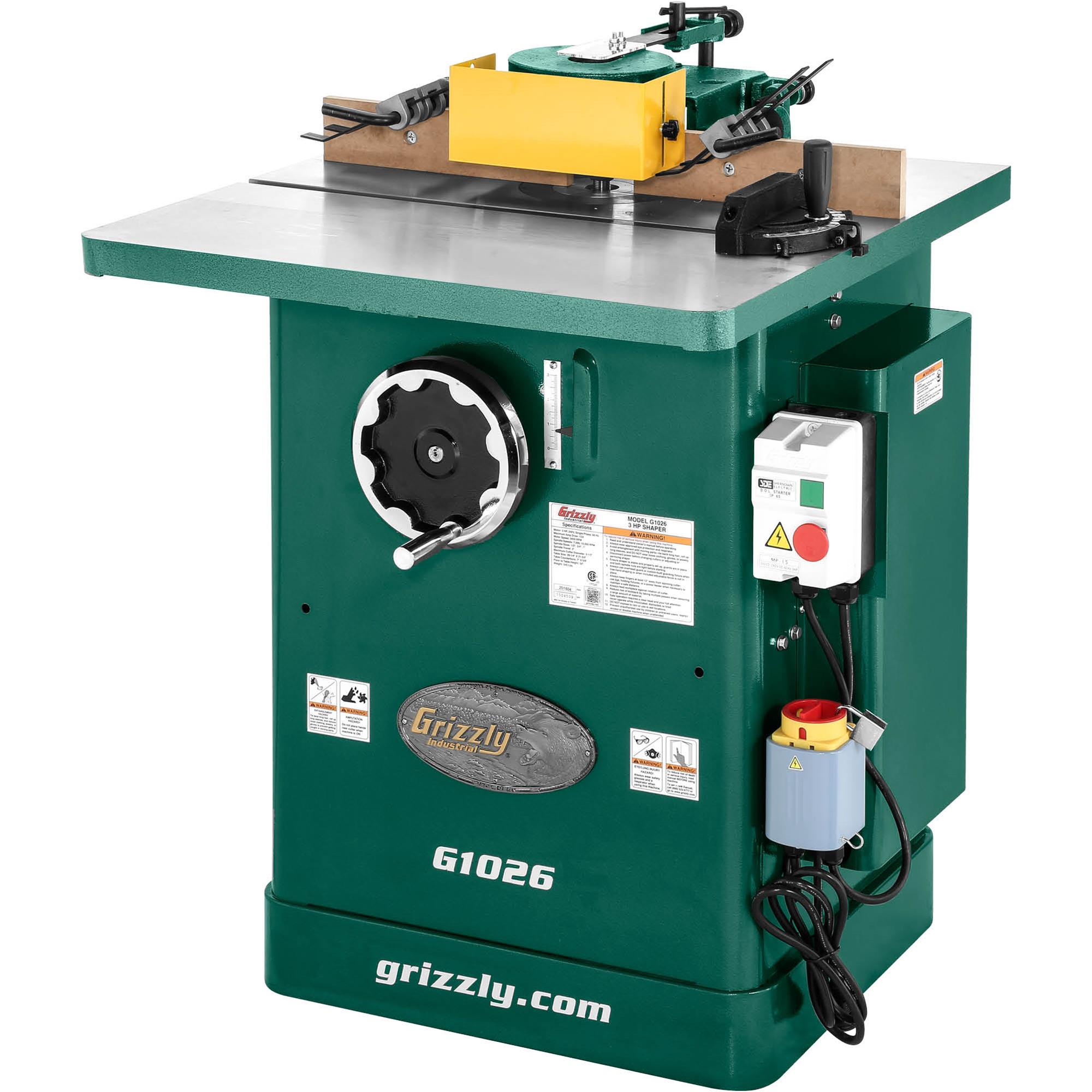 3 HP Shaper - Grizzly Industrial