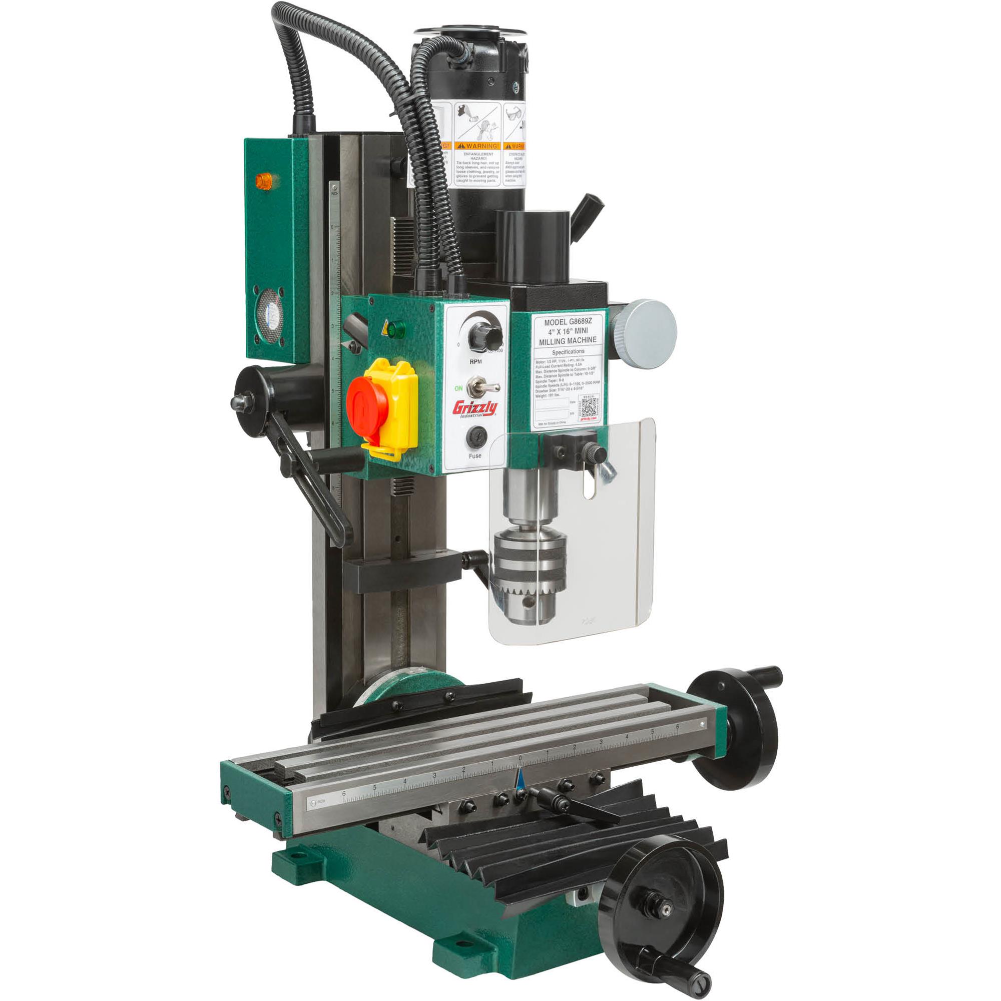 4" x 16" Mini Milling Machine - Grizzly Industrial
