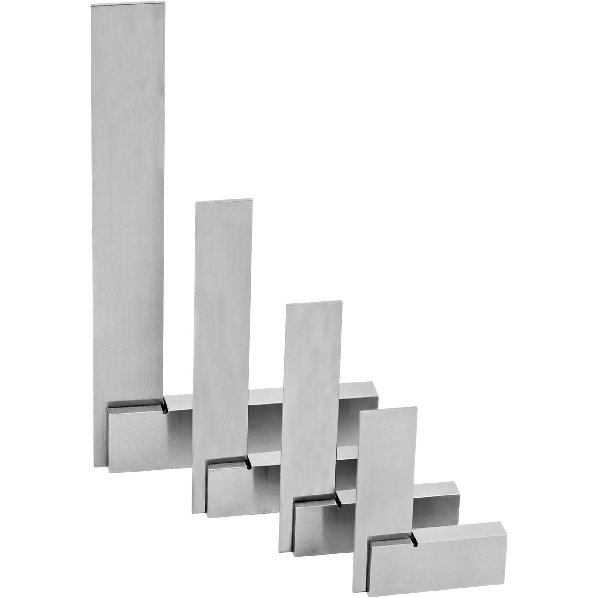 Machinist's Square Set, 4-Pc. - Grizzly Industrial