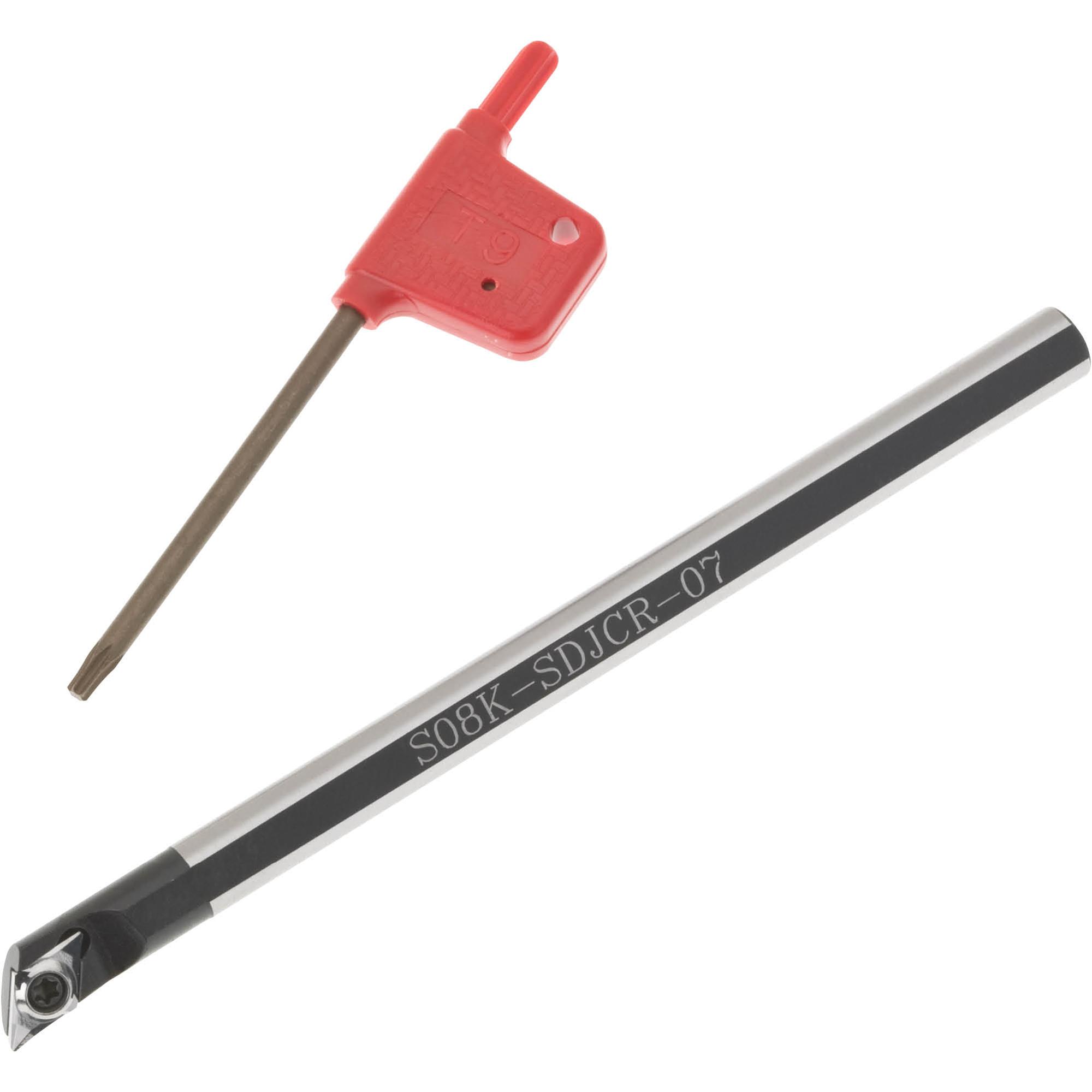 Profile Boring Bar - Right S08K - Grizzly Industrial