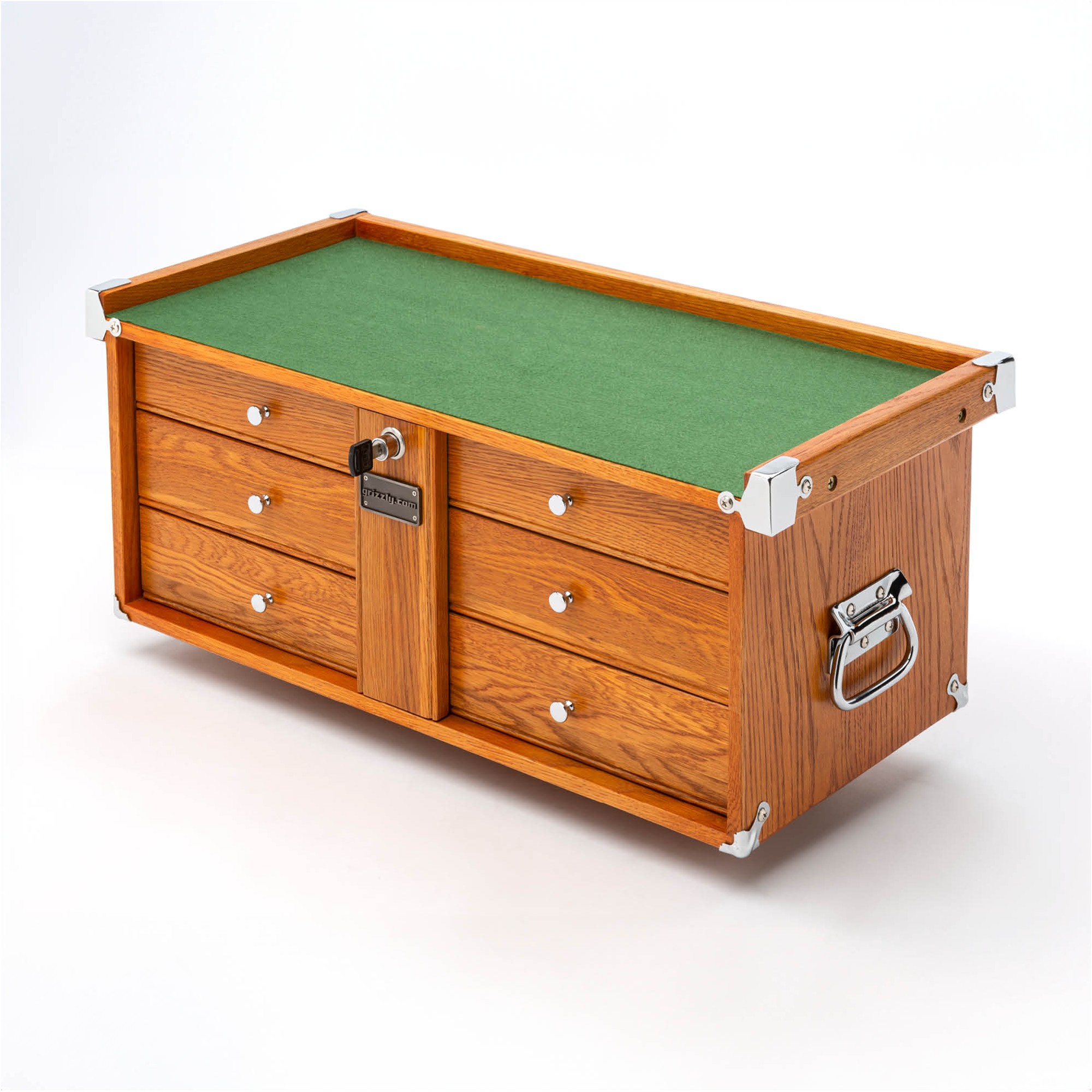 23" Series 3-Large Drawer Red Oak Mid-Riser - Grizzly Industrial, Inc.