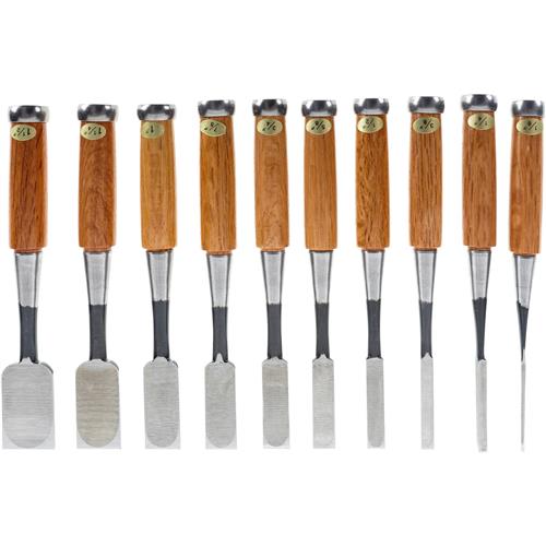Japanese Chisels - 10 pc. Set - Grizzly Industrial, Inc.